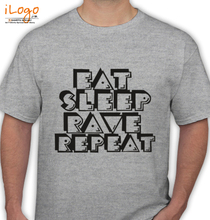 eat-sleep-rave-repeat T-Shirts | Buy eat-sleep-rave-repeat T-shirts ...