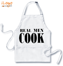 Real-Men-Cook Custom Printed Aprons India