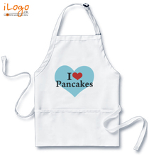 i-love-pancakes Custom Printed Aprons India