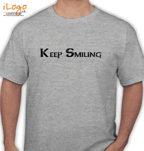 Keep-smiling Custom Men's R/N T-Shirt India