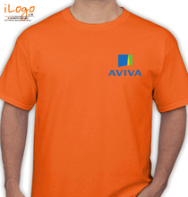 Aviva-logo Personalized Kids T-Shirt(Girl) India
