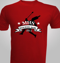 MHS-Marching-Band- Personalized Men's T-Shirt India