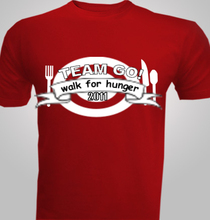 Team-Walk-for-Hunger Custom Men's Corporate half Sleeves Shirt India