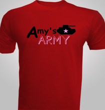 Amys-Army Custom Men's R/N T-Shirt India